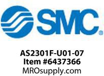 SMC AS2301F-U01-07 FLOW CONTROL - MROSupply.com